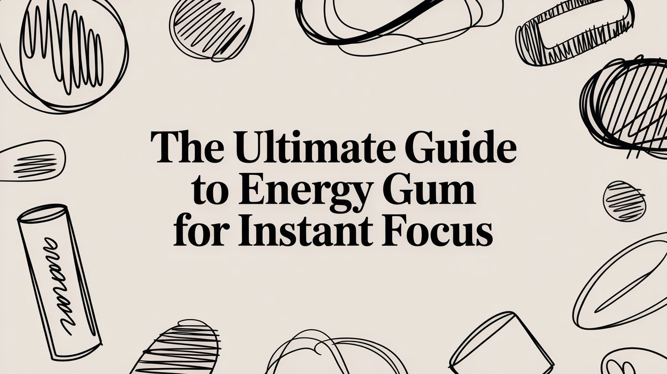 The Ultimate Guide to Energy Gum for Instant Focus – Dialed In Nootropics