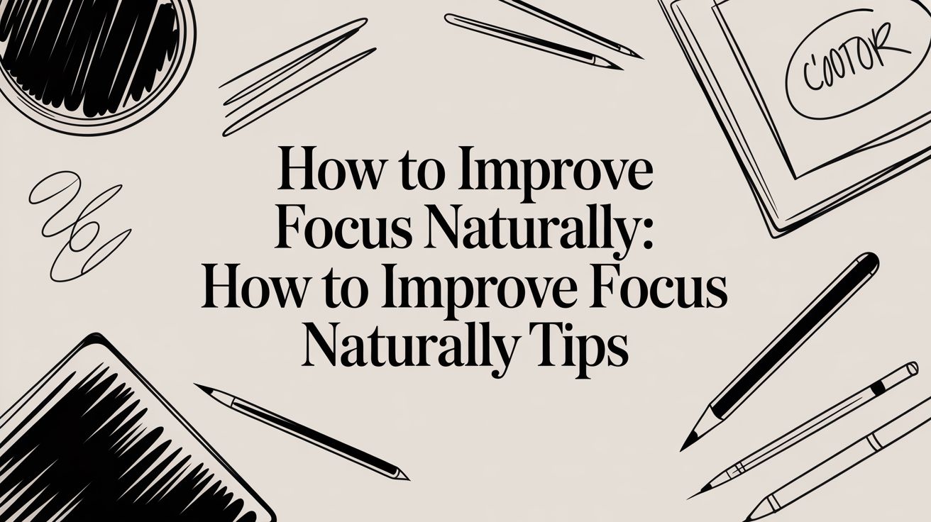 How to Improve Focus Naturally: how to improve focus naturally tips ...