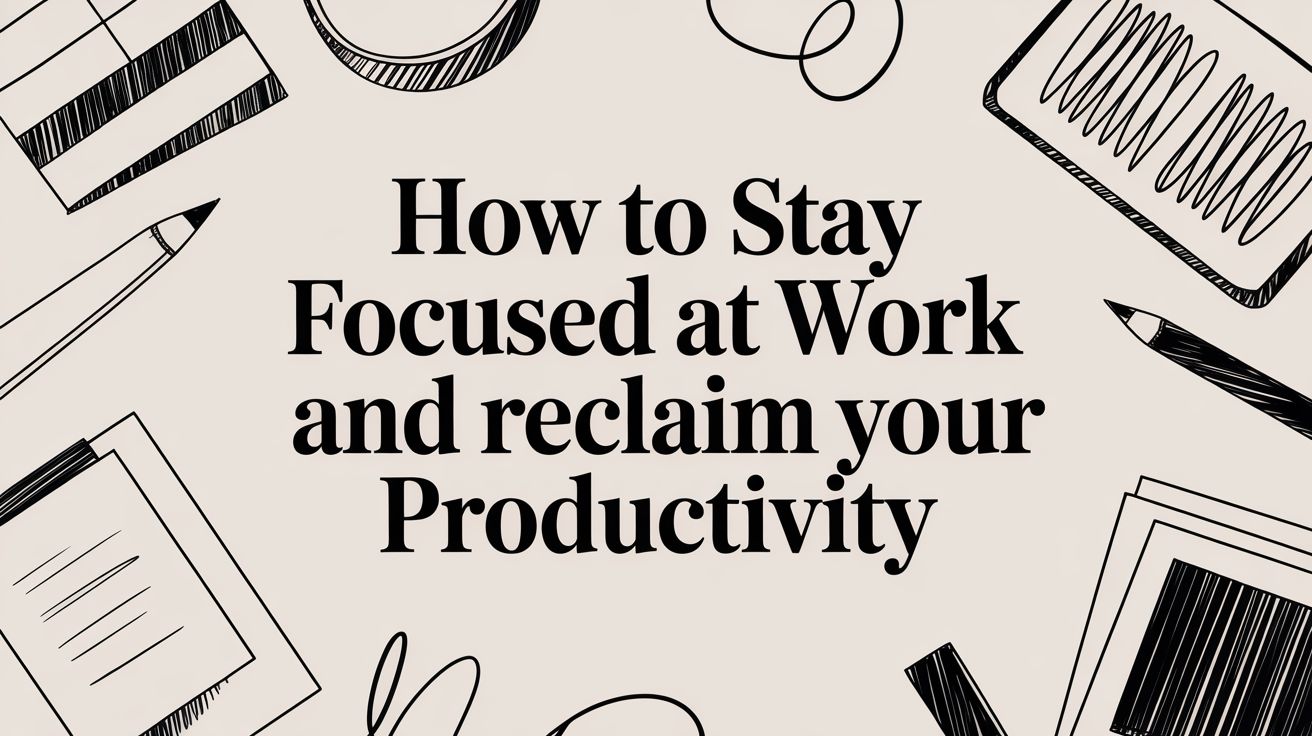 How to Stay Focused at Work and Reclaim Your Productivity – Dialed In ...
